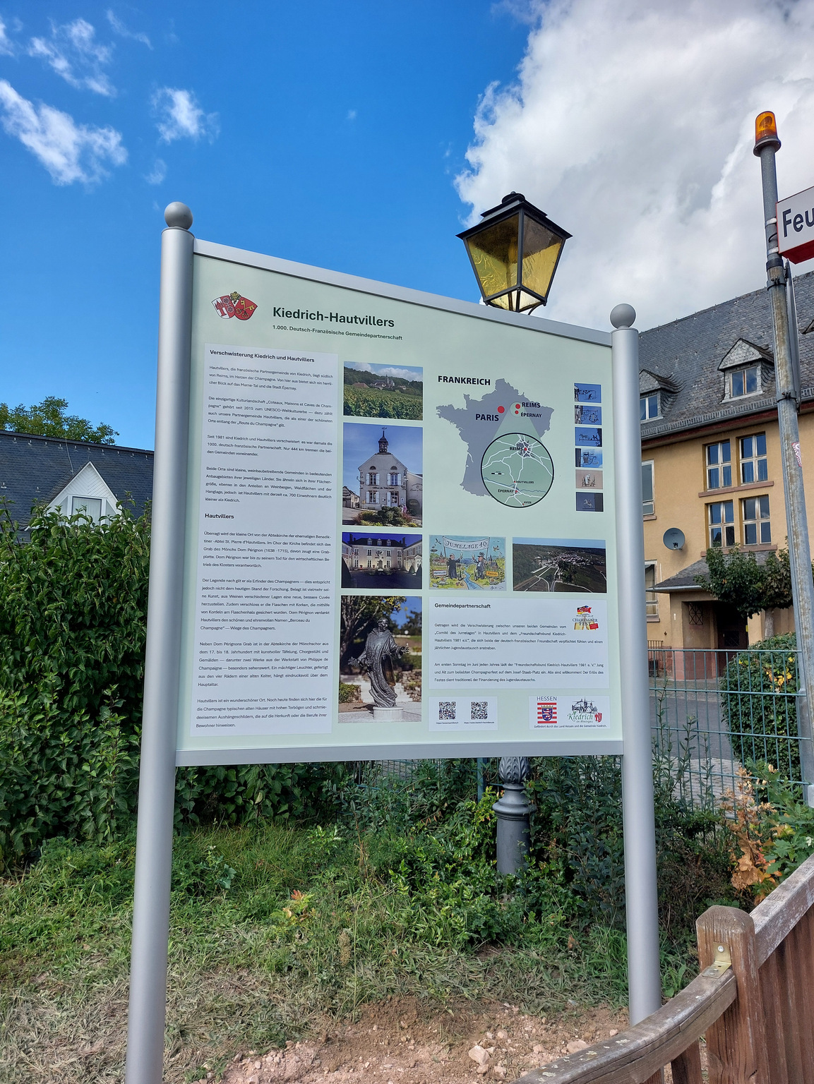 Infotafel 2025 – Freundschaftsbund Kiedrich-Hautvillers 1981 e.V.